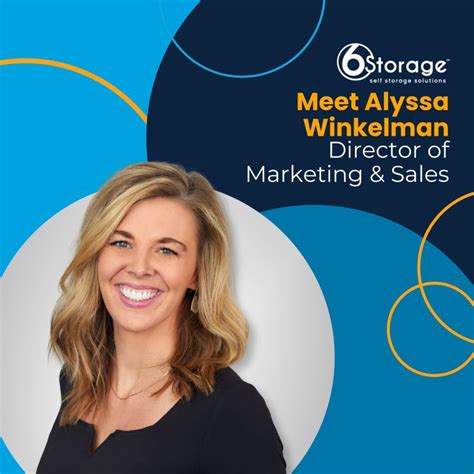 Meet Alyssa Winkelman Our Director Of Marketing And Sales At 6storage