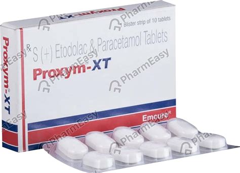 Proxym Xt Strip Of 10 Tablets Uses Side Effects Price And Dosage