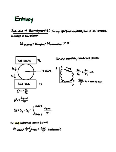 Outline 19 Entropy 2nd Law And Spontaneity Delta S Entropy 2nd Law