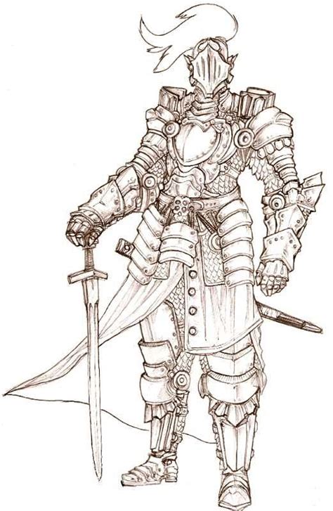 Knights 3 The Knightnening Armor Drawing Knight Drawing Armor Drawings