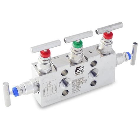 5 Valves Manifold For Differential Pressure Transmitter Fuji Electric
