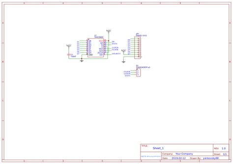 74hc595 Extension Oshwlab