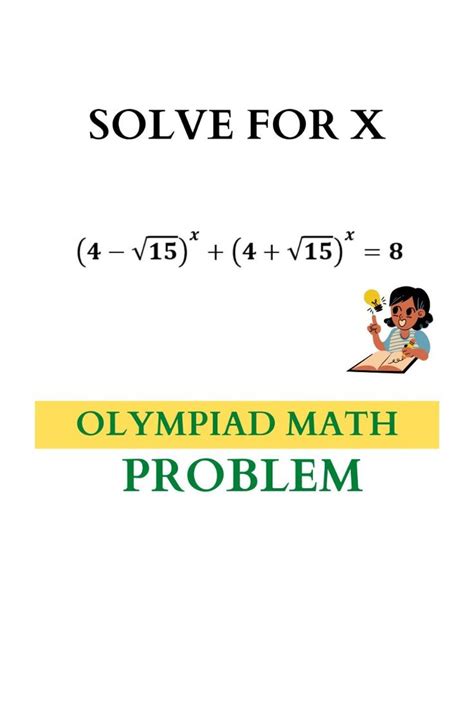 A Nice Algebra Problem To Solve Math Olympiad Maths Matheolympiad
