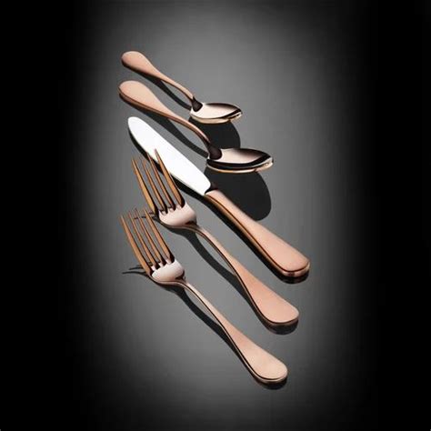 Stainless Steel Brass Flatware Set 5 At Best Price In Moradabad Id