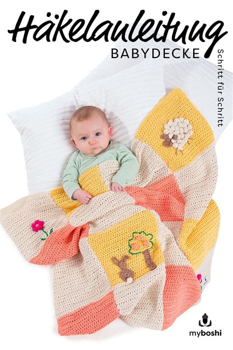 babydecke häkeln Schritt für Schritt BensonTimur