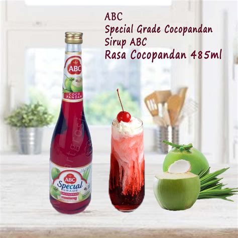 Jual Sirup Abc Special Grade Cocopandan Sirup Rasa Cocopandan 485ml Shopee Indonesia