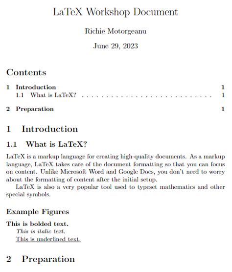 Lesson 1 Creating Your First Latex Document Introduction To