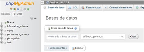 Instalaci N Del Xampp Y Creaci N De La Base De Datos