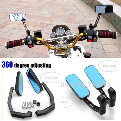 Motorcycle Rearview Mirror Of Motorcycle Aluminum Rod 360 Modified