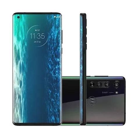 Smartphone Motorola Edge Dual SIM GB Solar Black GB RAM Vitrine A Motorola Edge