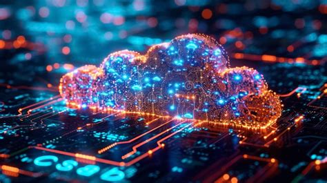 Cloud Computing Cost Efficiency Stock Illustration Illustration Of Customer Collaboration