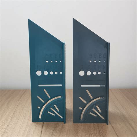 목재 작업 눈금자 3d 마이터 각도 측정 게이지 사각형 크기 측정 도구 및 펜 도구 세트