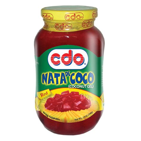 Cdo Sweet Coconut Gel Nata Red 340g Iloilo Supermart Online Aton