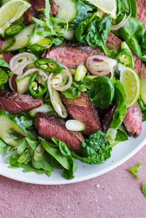 Keto Thai Inspired Beef Salad I Eat Keto