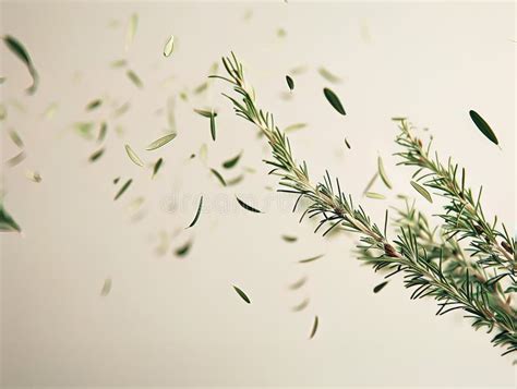 Set With Fresh Rosemary Isolated On White Photography Of Rosemary
