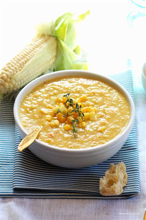 Vegan Corn Chowder Recipe Delightful Mom Food