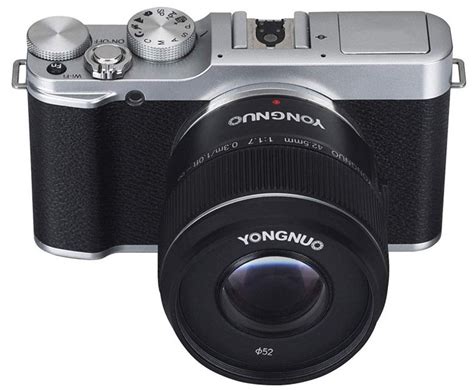 Официально представлен объектив Yongnuo YN42.5F1.7 под micro 4/3 ...