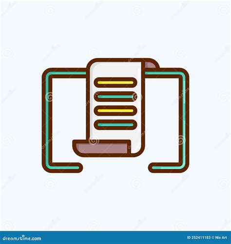 Icon Strategy Suitable For Branding Symbol Flat Style Simple Design