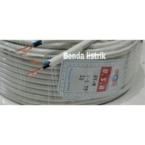 Jual Kabel Listrik Serabut X Mm Putih Kabel Serabut Hyo Putih X Mm Harga Permeter