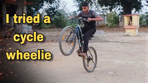 After A Long Timei Tried Cycle Wheelie 🔥 Bicycle Stunts Wheelie