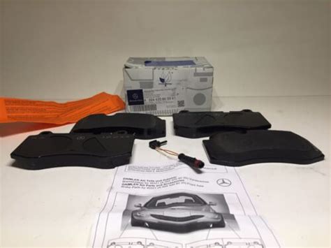 Mercedes Benz Genuine Front Brake Pad Set Pads W Sensor EBay