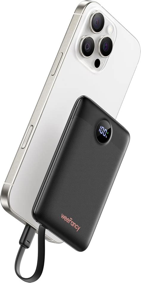 Weefancy 10000mah Power Bank 225w Fast Charging Portable Charger