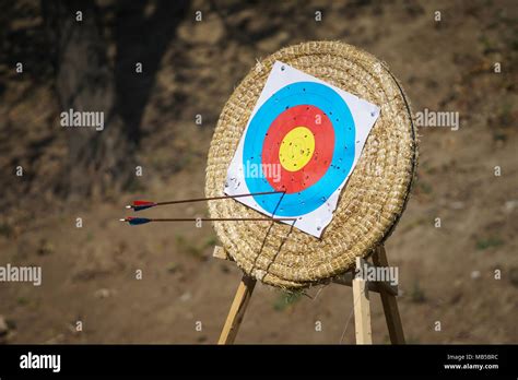 Archery Board And Arrows Hi Res Stock Photography And Images Alamy