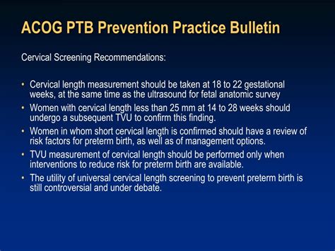 Ppt Cervical Length Screening In Obstetrics Powerpoint Presentation Free Download Id2439381