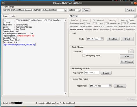 How To Repair Boot Huawei Mobile Wifi E Cs GSM Forum