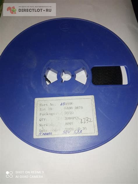 Транзистор AO3400A, N-MOSFET 30В 5.7А [SOT-23-3] купить в Жуковском ...