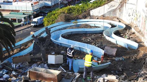 Adiós al Toboplaya de Playa del Inglés tras 26 años abandonado