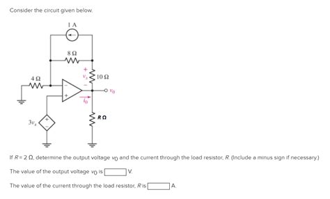 Solved Consider The Circuit Given Below If R 2Ω ﻿determine