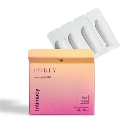 Intimacy Melts 50mg Cbd Foria Southern Comfort Wellness