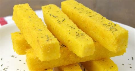 Polenta Frita Guarnición Típica Italiana Cuuking Recetas De Cocina