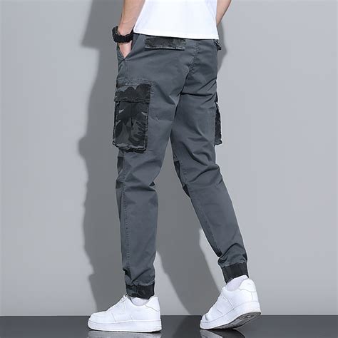 Peaskjp Cargo Work Pants For Men Mens Cargo Pants Elastic Waist