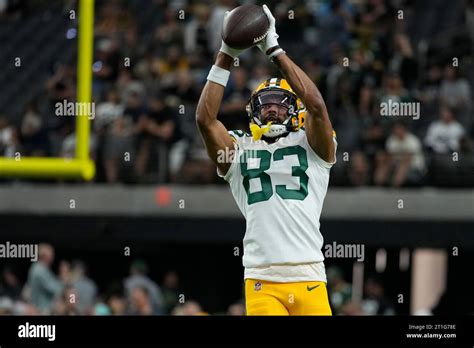 Green Bay Packers Wide Receiver Samori Toure 83 Warms Up Before An
