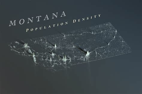 A Population Density Map Of Montana Rmontana