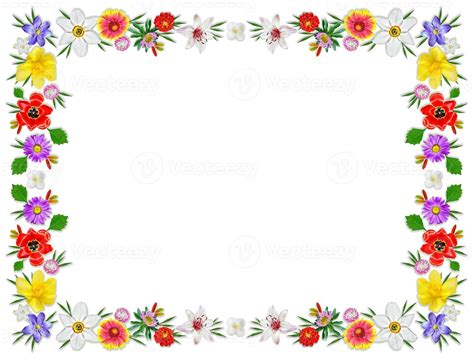 Marco De Flores De Primavera Brillante Fondo Floral 9846590 Foto De Stock En Vecteezy