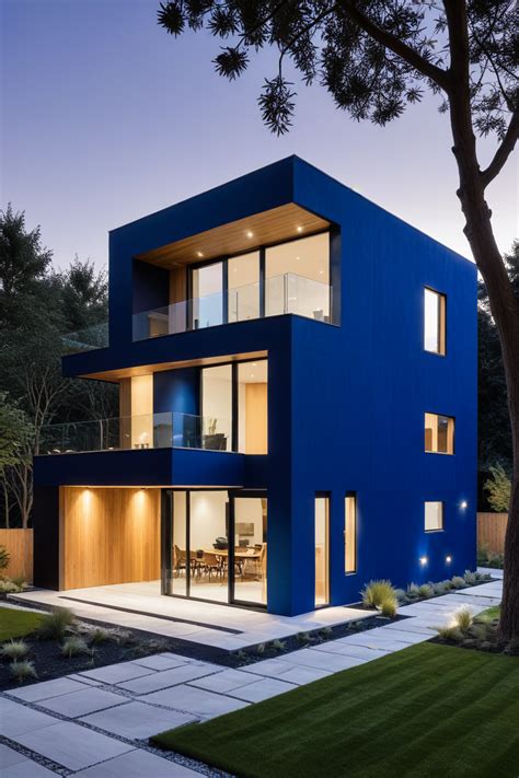 64 Blue Exterior House Ideas Modern Unique And Stylish Home Designs