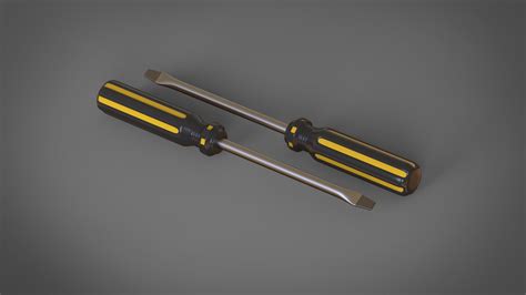 Screwdriver 3d Model