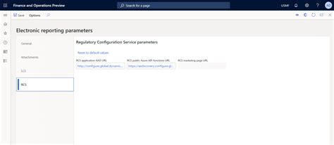 Configure The Electronic Reporting Er Framework Finance And Operations Dynamics 365