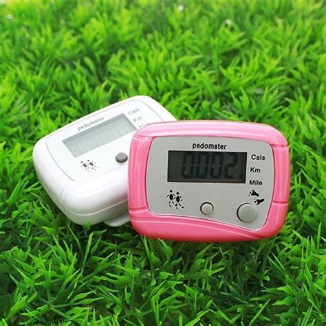 厂家直销多功能计步器pedometer 万步器双键多功能跑步器白黑红蓝 阿里巴巴