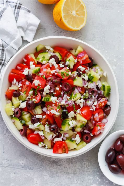 Easy Mediterranean Salad Recipe Primavera Kitchen