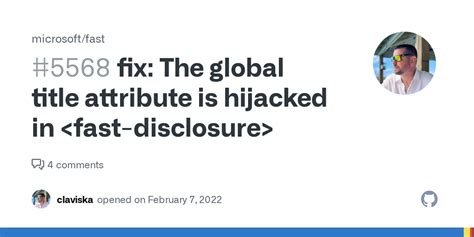 Fix The Global Title Attribute Is Hijacked In · Issue 5568