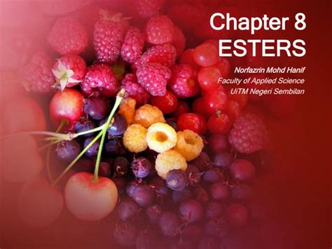 Acid Base Catalysed Ester Hydrolysis Pptx