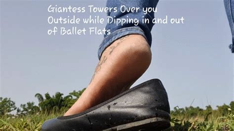 Giantess Towers Over You Outside While Dipping In And Out Of Ballet Flats Mkv Lola Loves