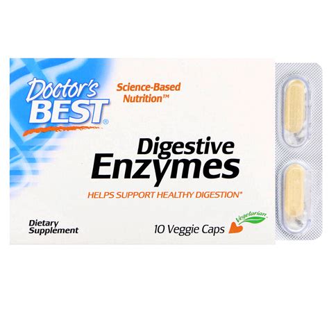 Doctor's Best, Digestive Enzymes, 10 Veggie Caps - iHerb