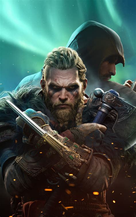 800x1280 Resolution Basim And Eivor Male Assassins Creed Valhalla Nexus