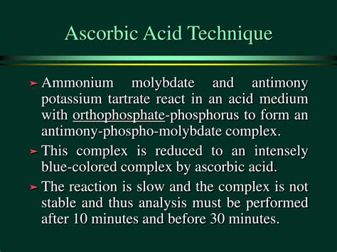 Ppt Phosphorus Measurements Powerpoint Presentation Free Download