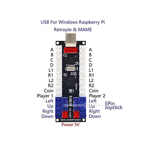 Sjjx 2player Arcade Usb Encoderboard Zerodelay Game